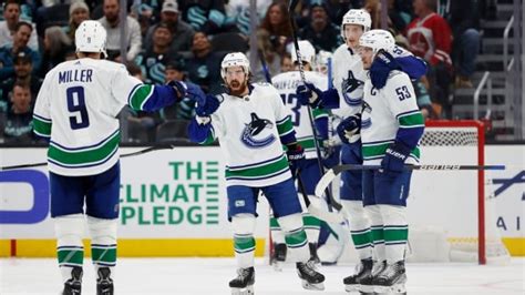 Canucks End Season Opening Skid At With Win Over Kraken CBC Sports
