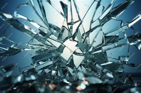 Premium Photo Artistic Photograph Of Shattered Glass With The