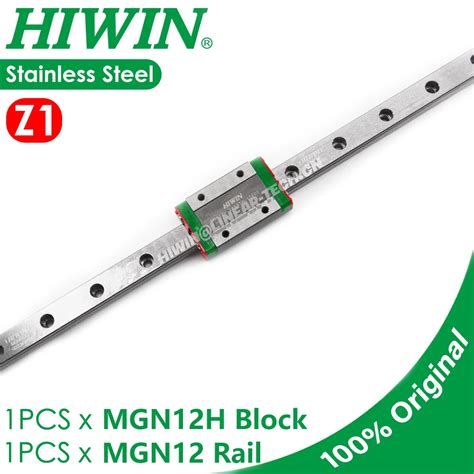HIWIN Stainless Steel MGN12H Z1 Preloaded MGN12 Linear Rail 200 300 350