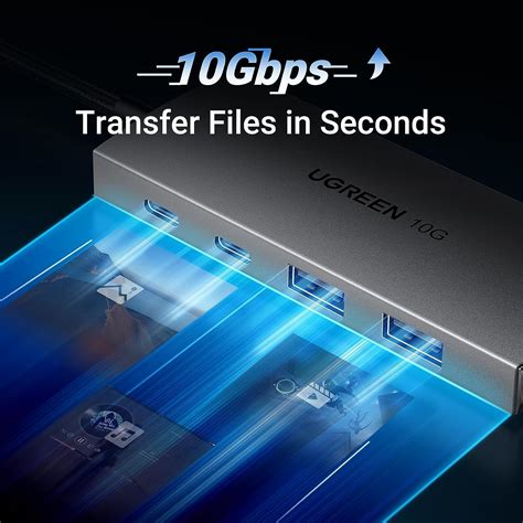 Ugreen Hub Usb C De 10 Gbps 4 Puertos Usb C A Usb 32 Adapter 2 Usb C