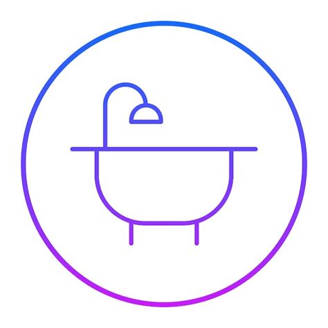Ilustración Vectorial De La Bañera Vector Premium