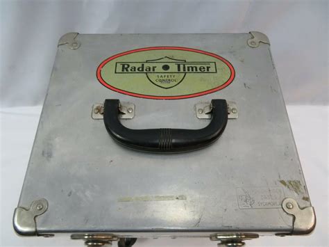 Vintage Police Radar Timer Safety Control Muni Quip Corp 204a Parts Or