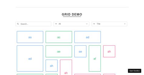 Muuri React Muuri 0 9 Load Visibility Forked Codesandbox