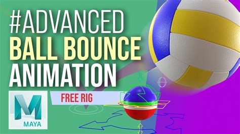 ball bouncing along animation tutorial in maya part 2 free ball rig youtube