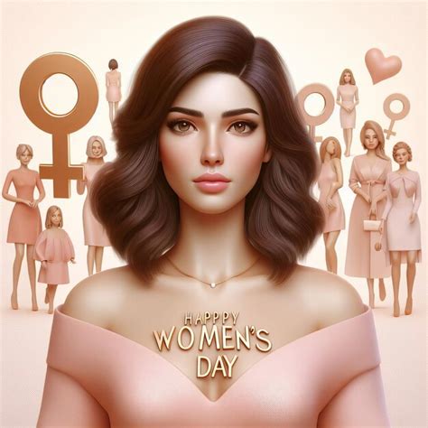 International Womens Day Concept Background Premium Ai Generated Image
