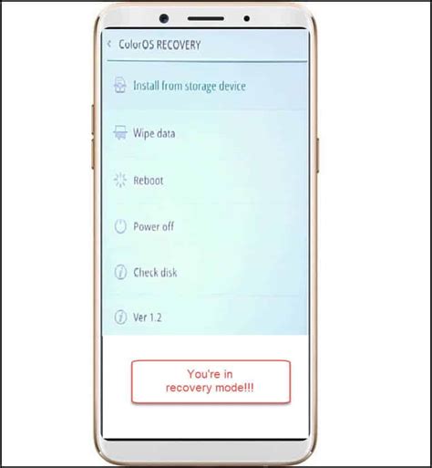 How To Enter Oppo F5 Recovery Mode