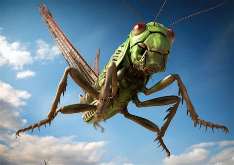 Premium Ai Image Grasshopper