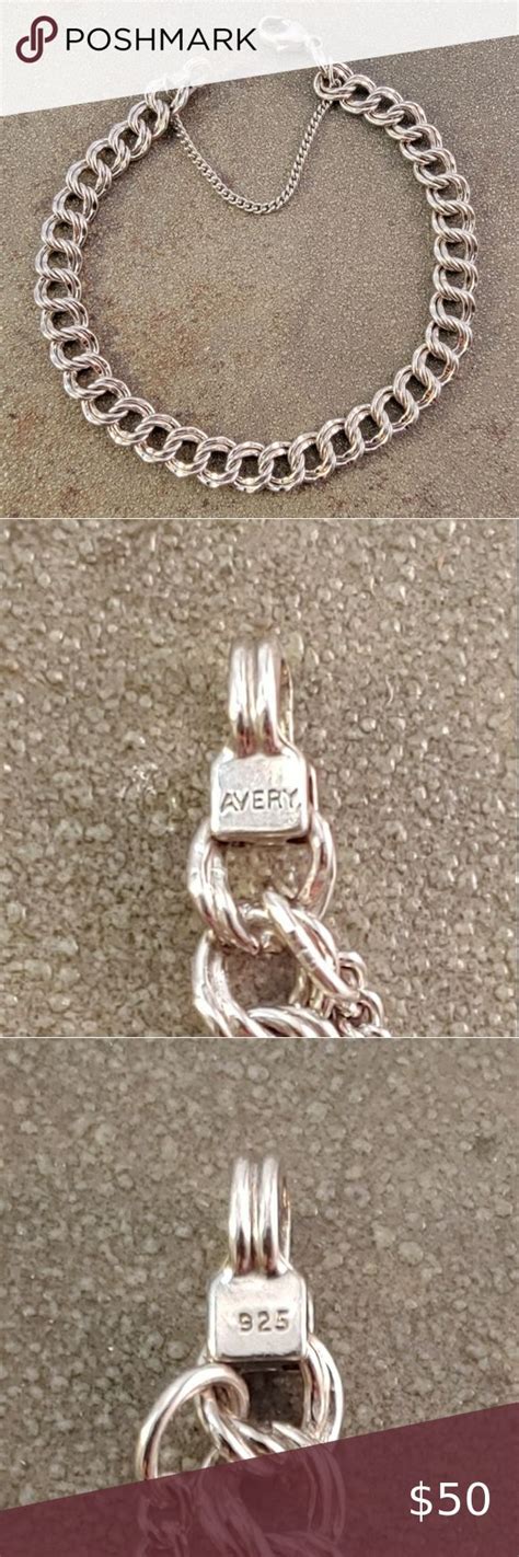 James Avery Medium Double Curb Charm Bracelet James Avery Charm