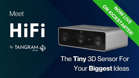Hifi 3d Sensor Plug N Play Depth Perception And Ai By Tangram Vision — Kickstarter Tangram Vision