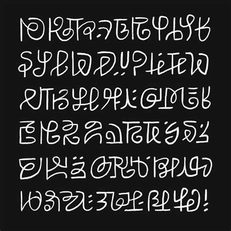 Menges Designs Instagram Post “alien Language Drawn Spontaneously