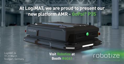 Robotize On Linkedin Amrs Autonomousmobilerobots Logimat