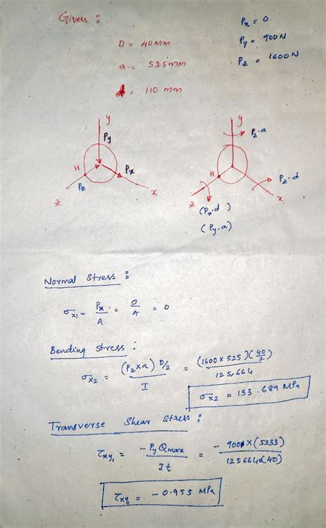 [solved] problem 2 combined loading 30 points the structure shown