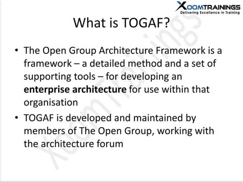 Togaf Online Training PPT