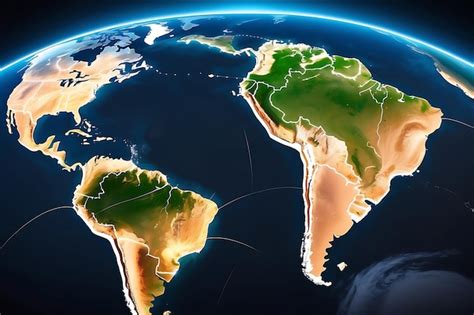 Premium Photo Concept Of Global Network And Connectivity Ai Generated