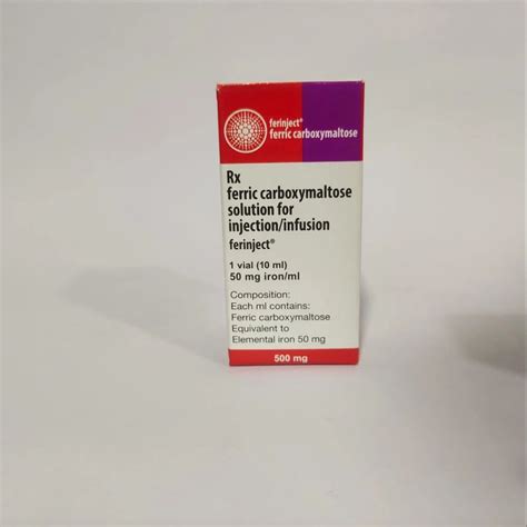 Ferinject 500 Mg Injection At Rs 3500 Vial Anti Cancer Injection In