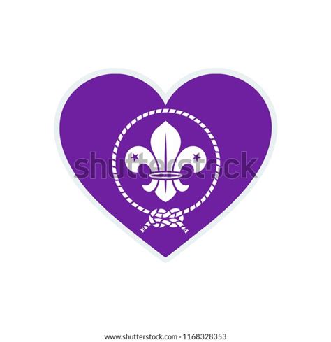 Scout Symbol Scout Love Flag Scout Stock Vector Royalty Free