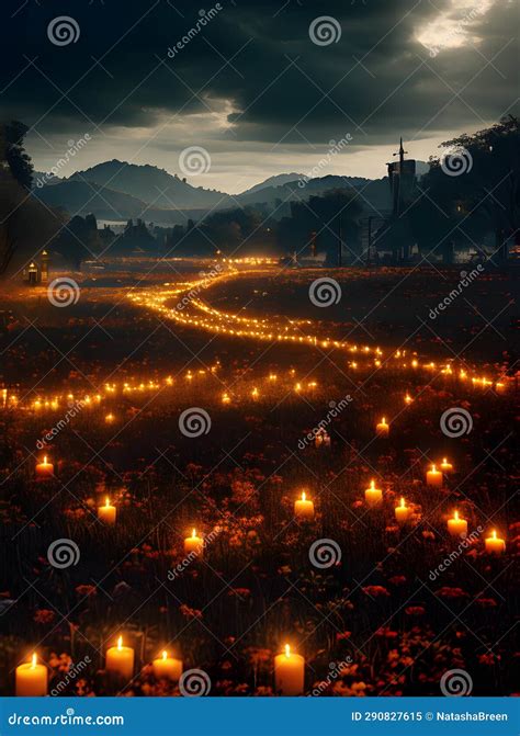 Day Of The Dead Cinematic Uhd K Stock Illustration Illustration Of Mariachi Altar