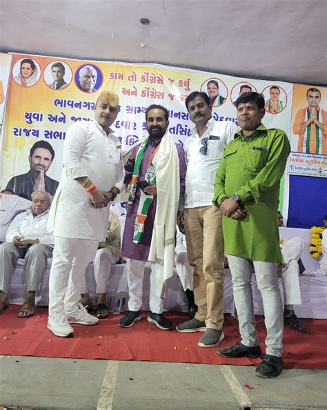 त्रिलोक श्रीवास कर रहे हैं गुजरात में कांग्रेस पार्टी के पक्ष में