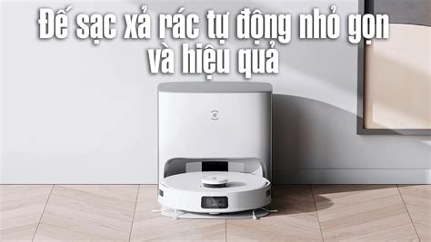 Robot hút bụi Ecovacs Deebot T Bản quốc tế Màu trắng