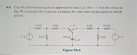 Solved 5 4 Use The Differential Equation Approach To Find