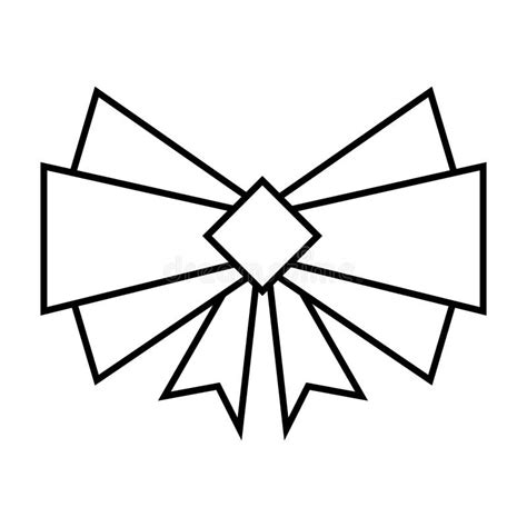 Ribbon Bow Icon Vector Set Bow Illustration Sign Collection Hair Bow Symbol Ribbon Logo Stock