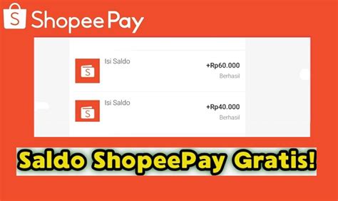 Cara Mendapatkan Saldo Shopee Pay Gratis 2023 Tanpa Aplikasi