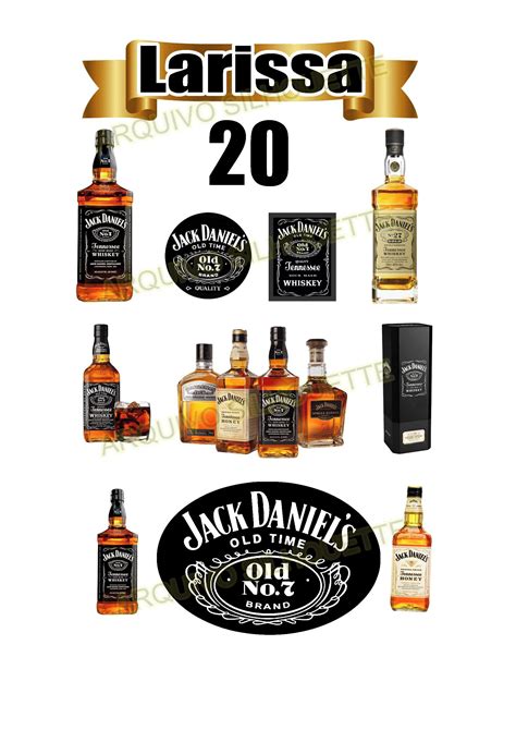 Jack Daniels Cake Topper Printable At Anthony Barajas Blog