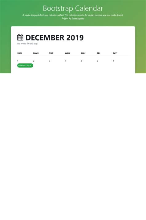 Bootstrap Calendar Top Datepickers And Timepickers