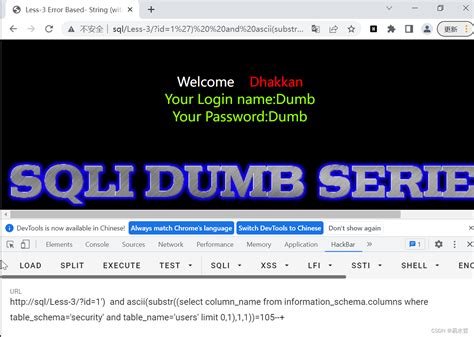 生命在于折腾——sql注入的实操（一）less1 5第一关less 1手工注入 Csdn博客