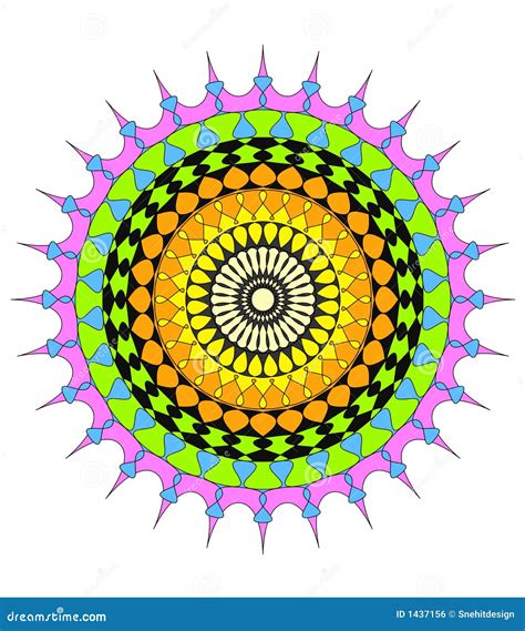 Circular Pattern Design Stock Illustration Illustration Of Cover 1437156