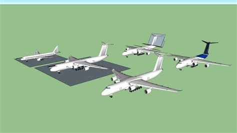 Comac Cargo Airliner Fictional 3d Model