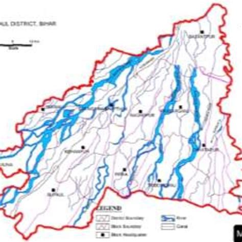 Map Of Bihar Showing Supaul District Download Scientific Diagram
