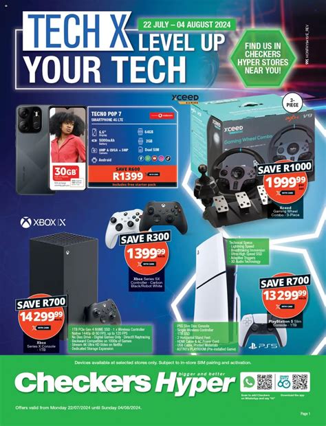 Checkers Hyper Tech X Promotion 22 07 2024 04 08 2024 Catalogue