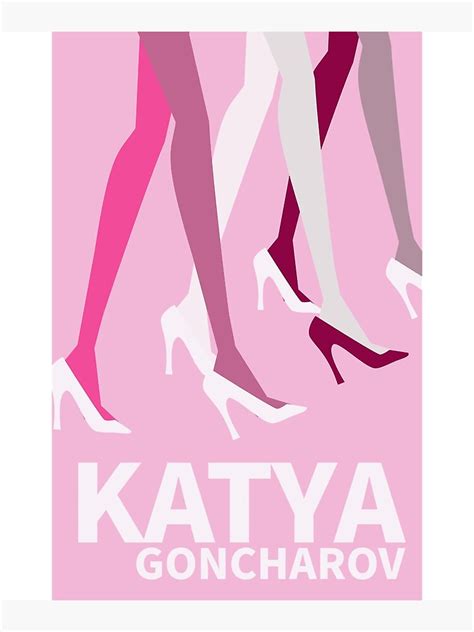 Katya Goncharov Minimalist High Heels Poster Girlboss Katya Michailov