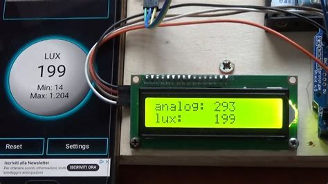 Temt6000 Luxmetro Misurazione Luce Light Measure Arduino E64 Youtube