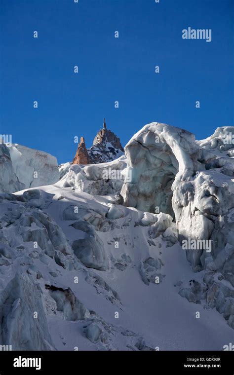 Geography Travel France Crevasses And Seracs On The Mer De Glace