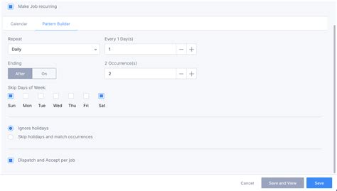 Create Recurring Schedules Skedulo Documentation Create Recurring Schedules Skedulo Documentation