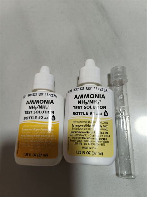 Api Ammonia Test Kit For Aquarium Pet Supplies Homes And Other Pet