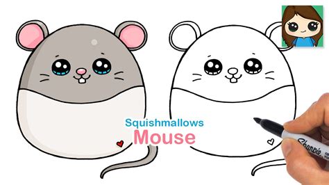 How To Draw A Mouse Easy Squishmallows YouTube