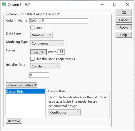 solved augment design issue adding a factor not working jmp user