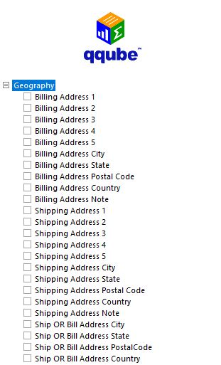 Geography Dimension Qqube For Quickbooks Data Warehous Clearify®