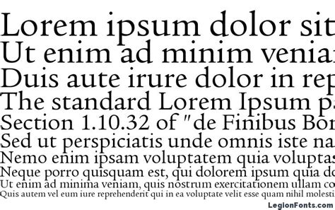 ITC Legacy Serif LT Book Font Download Free LegionFonts