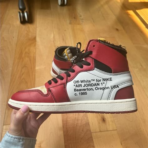 Shoes Offwhite X Air Jordan 1 Retro High Og Chicago Poshmark