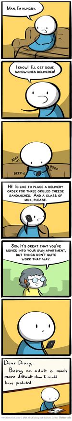 Hunger Comics Buttersafe Adult Hunger Delivery JoyReactor