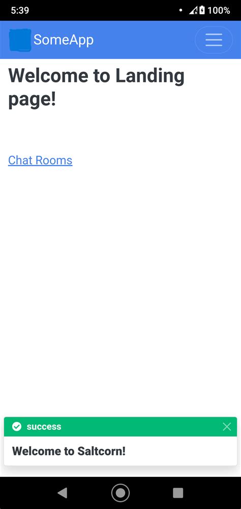 FR Customizable Welcome To Saltcorn Notification For Enhanced User