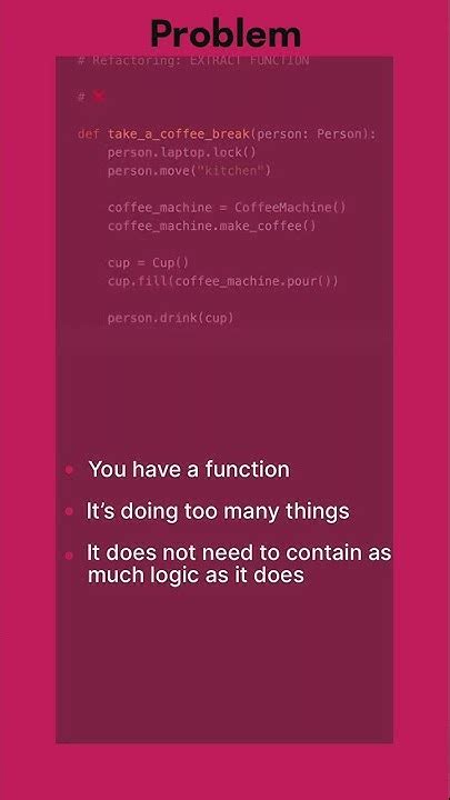 code refactoring extract function youtube