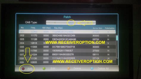 NEWSAT 9999 PALTINUM HD RECEIVER BISS KEY OPTION How To Enter Biss