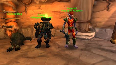 All Weapon Masters Locations In Wow Classic