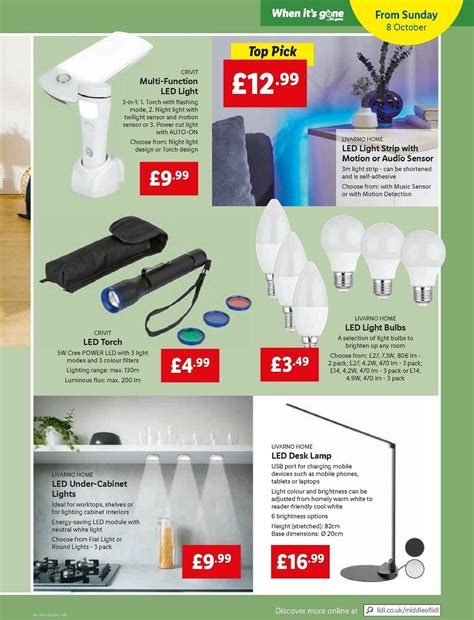 LIDL UK Offers Special Buys From 5 October Page 43