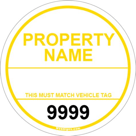 Custom Simple Circle Permit Nva Signs And Striping